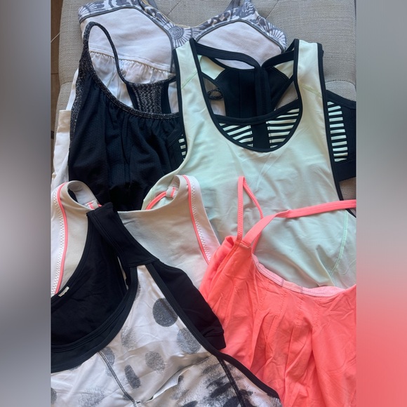 lululemon athletica | Tops | Lululemon Tops Bundle Of 6 Tanks Sizes ...